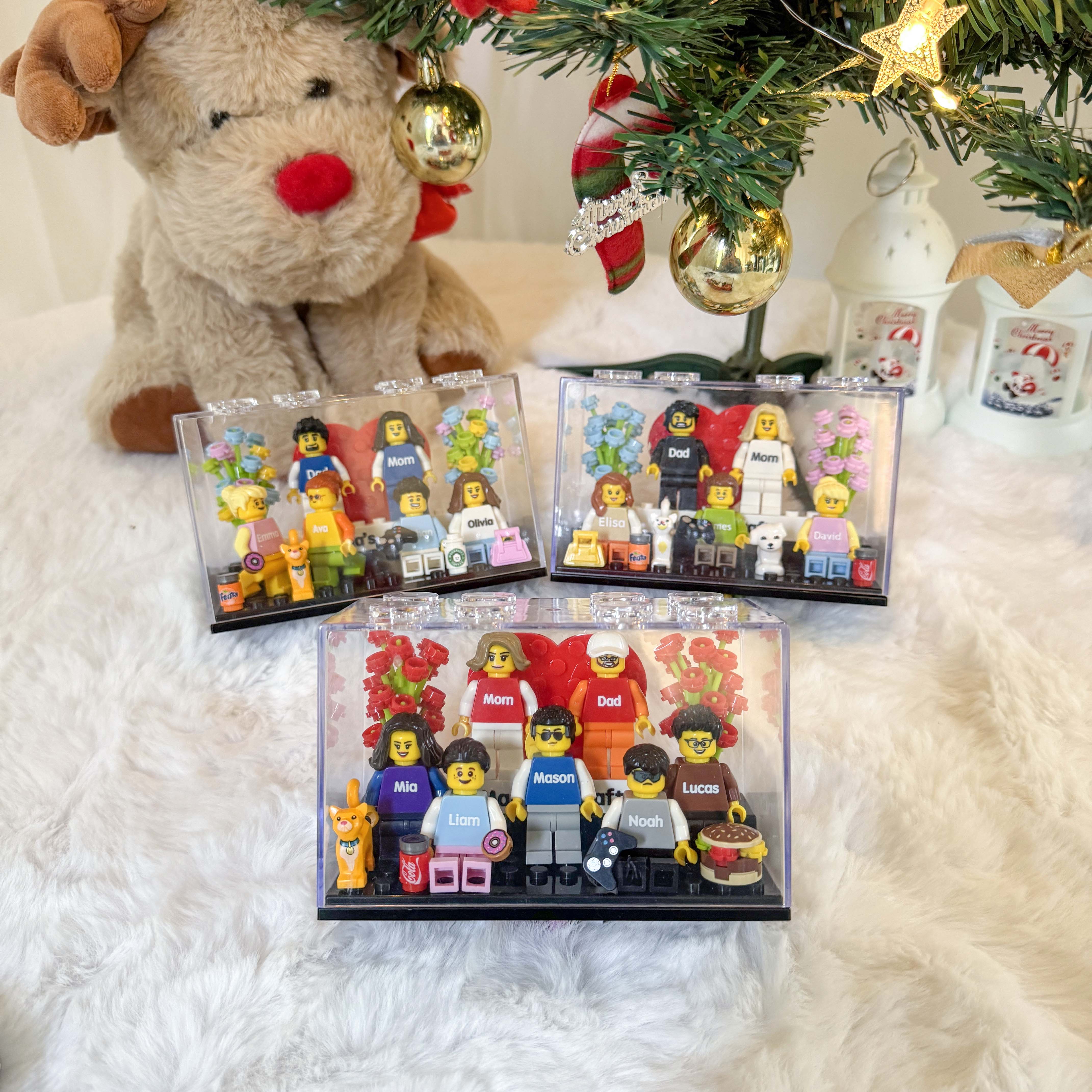 No.1 Custom Couple Brick Figures Gift Set – Lovbrick