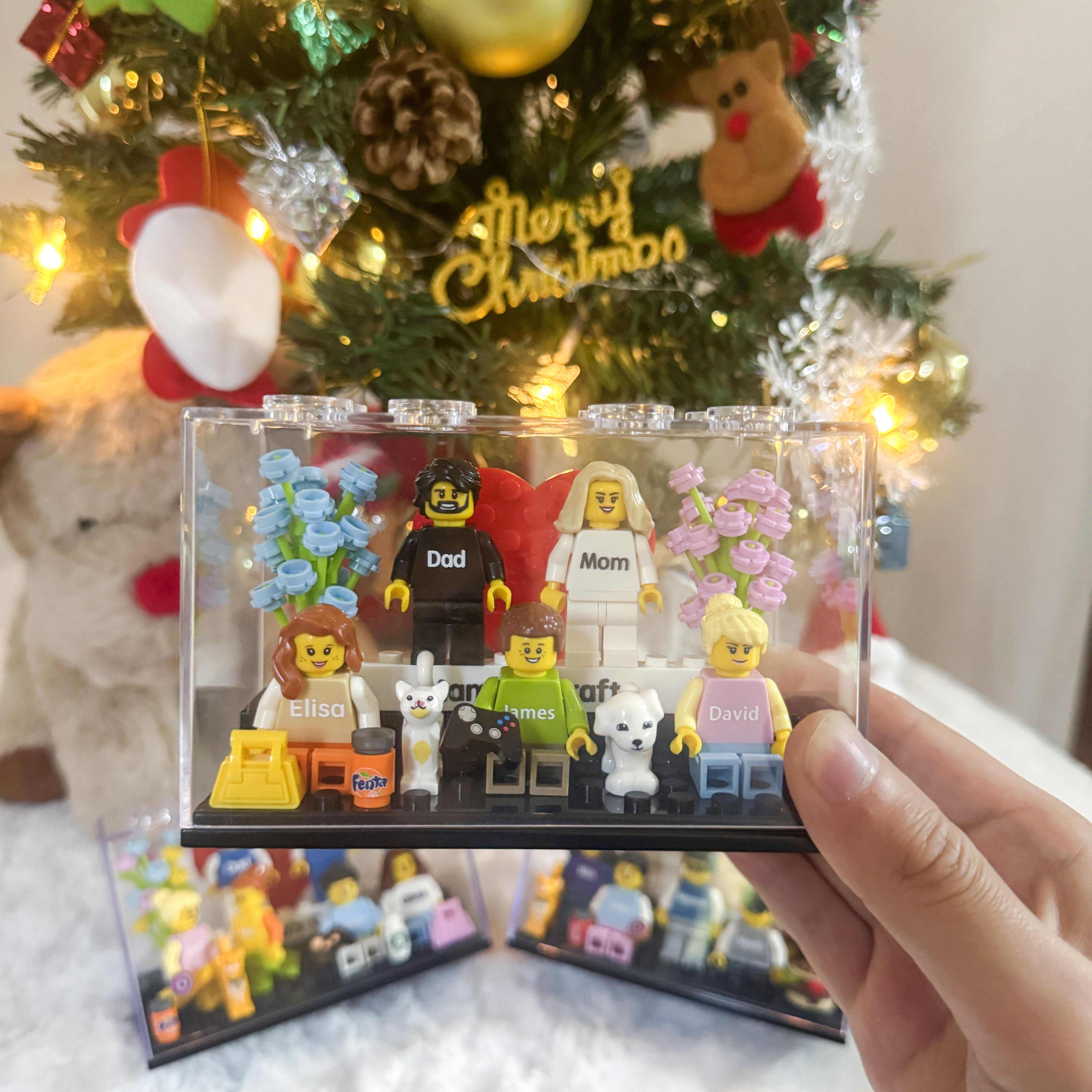 No.1 Custom Couple Brick Figures Gift Set – Lovbrick